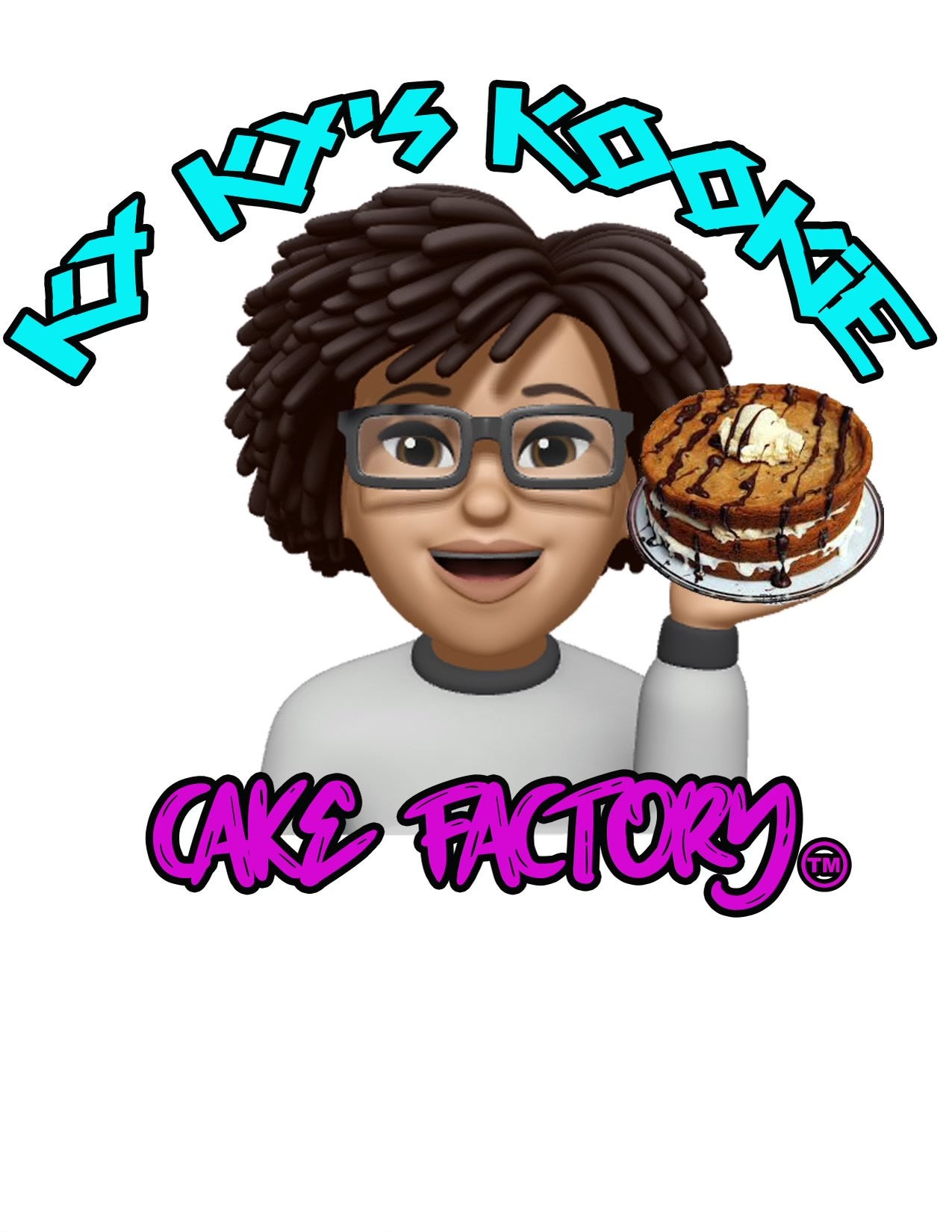 KyKy's Kookie Cake Factory logo